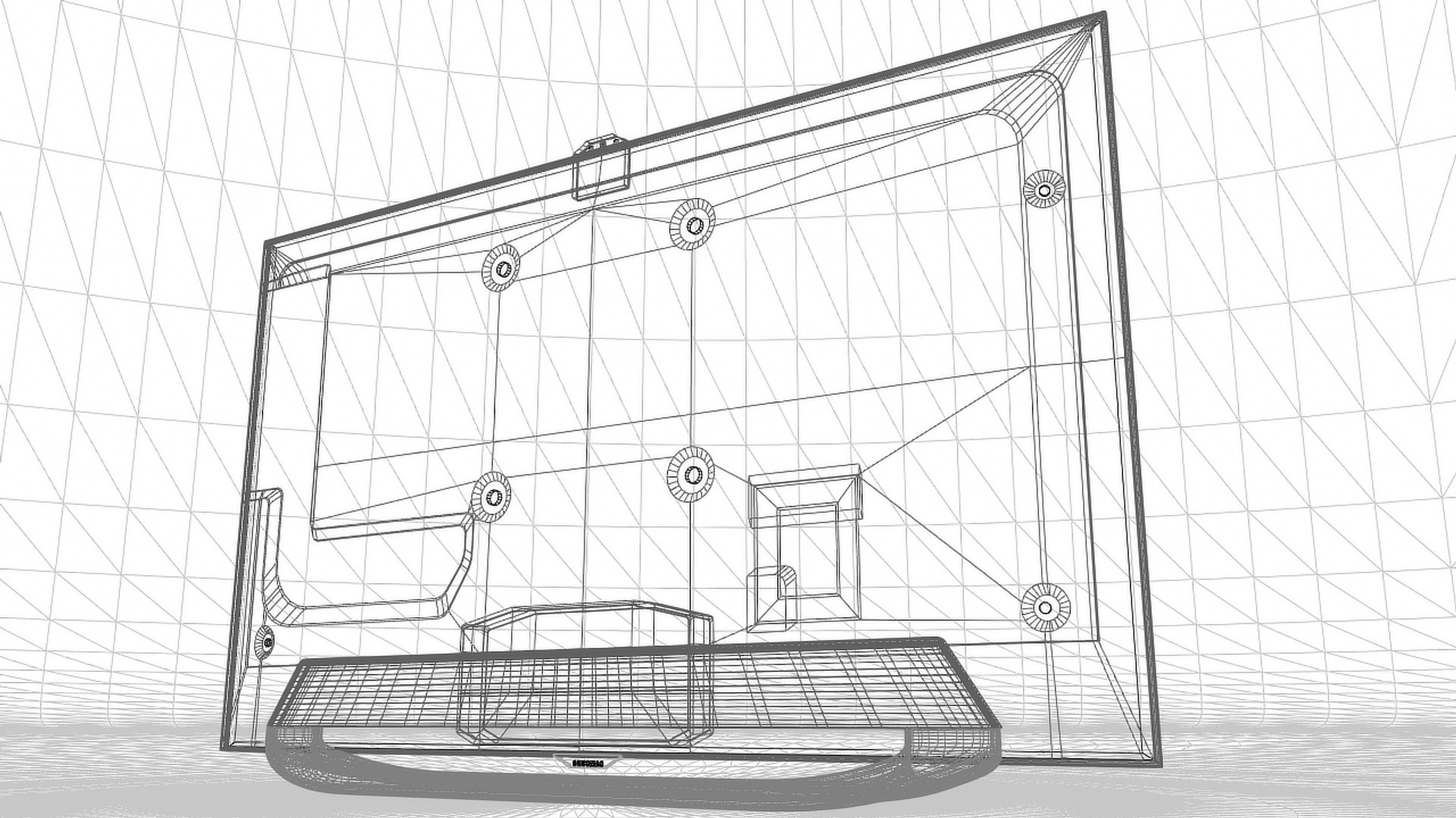 3d Sized Samsung Smart Model