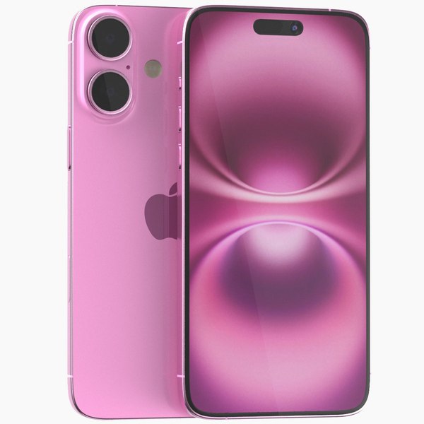 modelo 3d Apple iPhone 16 rosa - TurboSquid 2284188