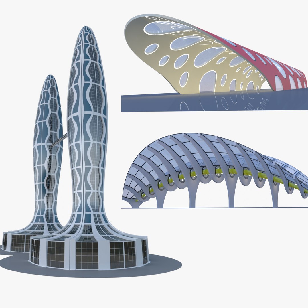 3D Future Buildings Collection IV - TurboSquid 2086798