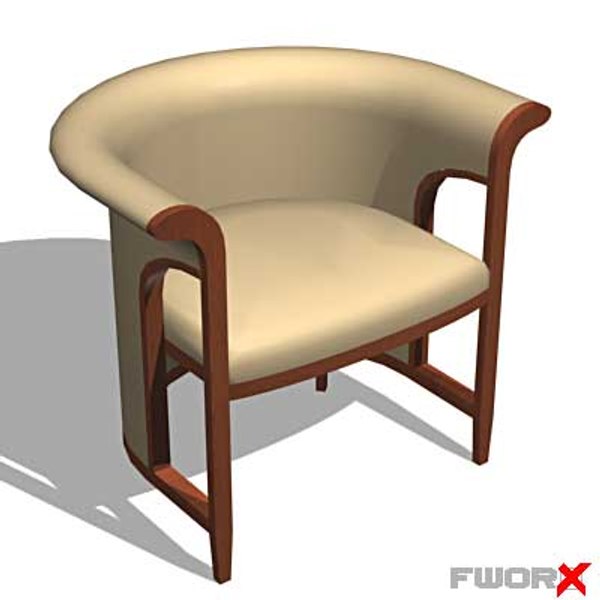 3d max armchair chair