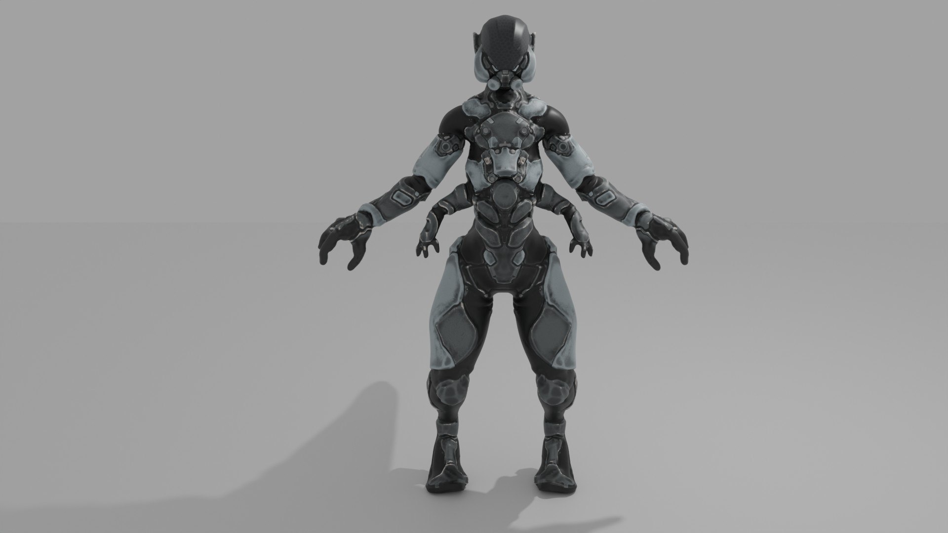 Alien Soldier 3D Model - TurboSquid 1968938