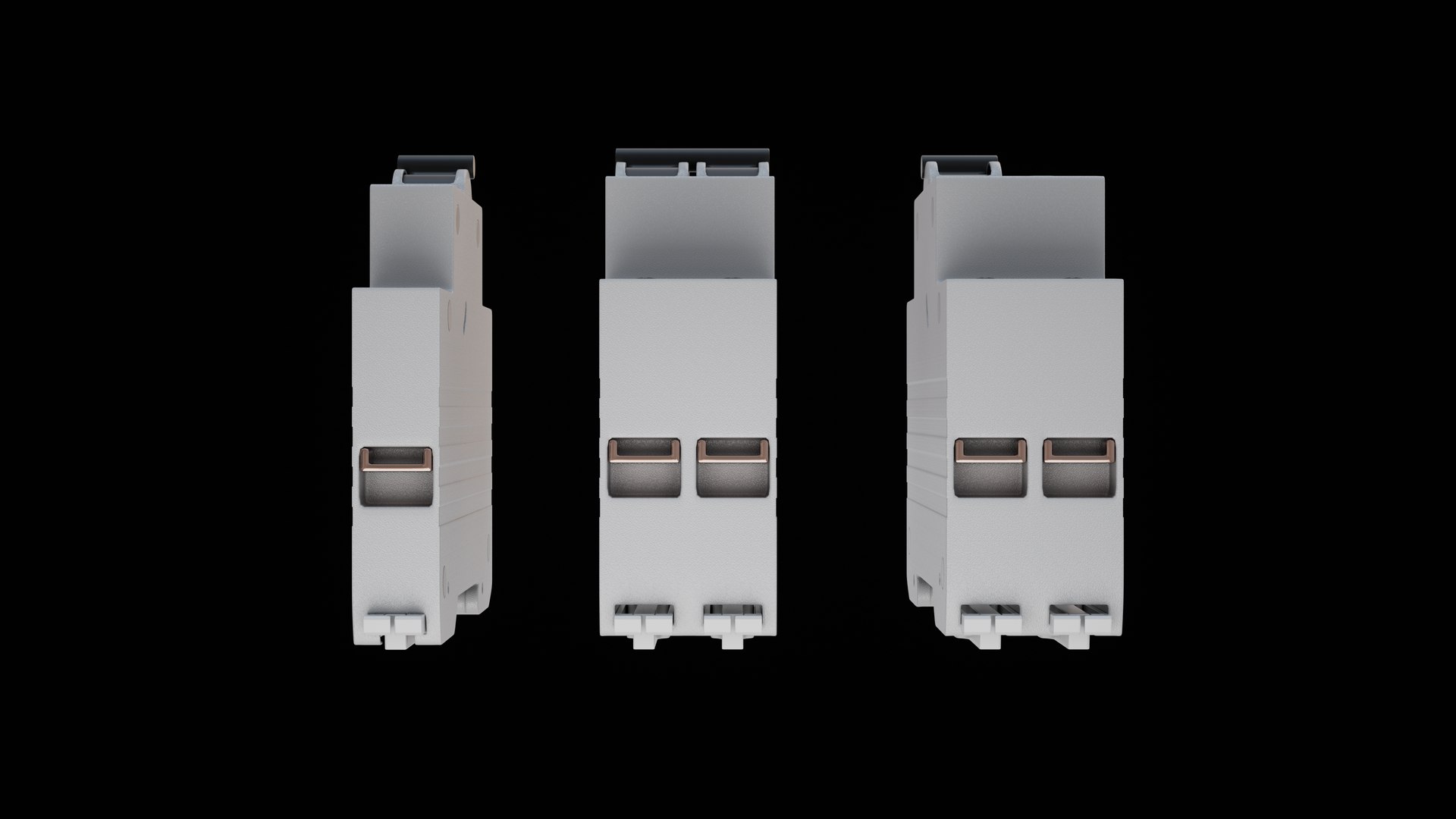 3D Circuit Breakers Pack Model - TurboSquid 2284646