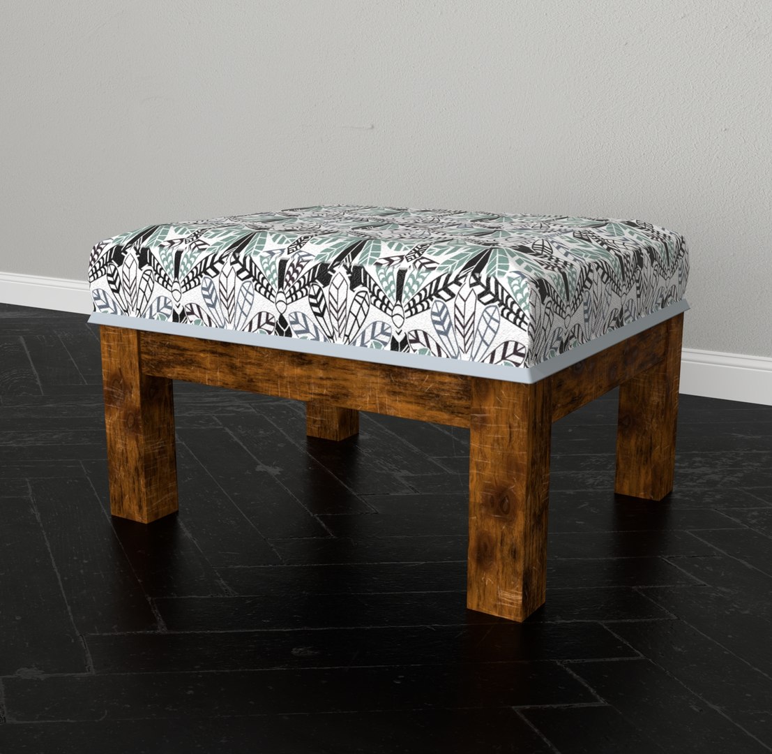 3D model stool cushion - TurboSquid 1590298