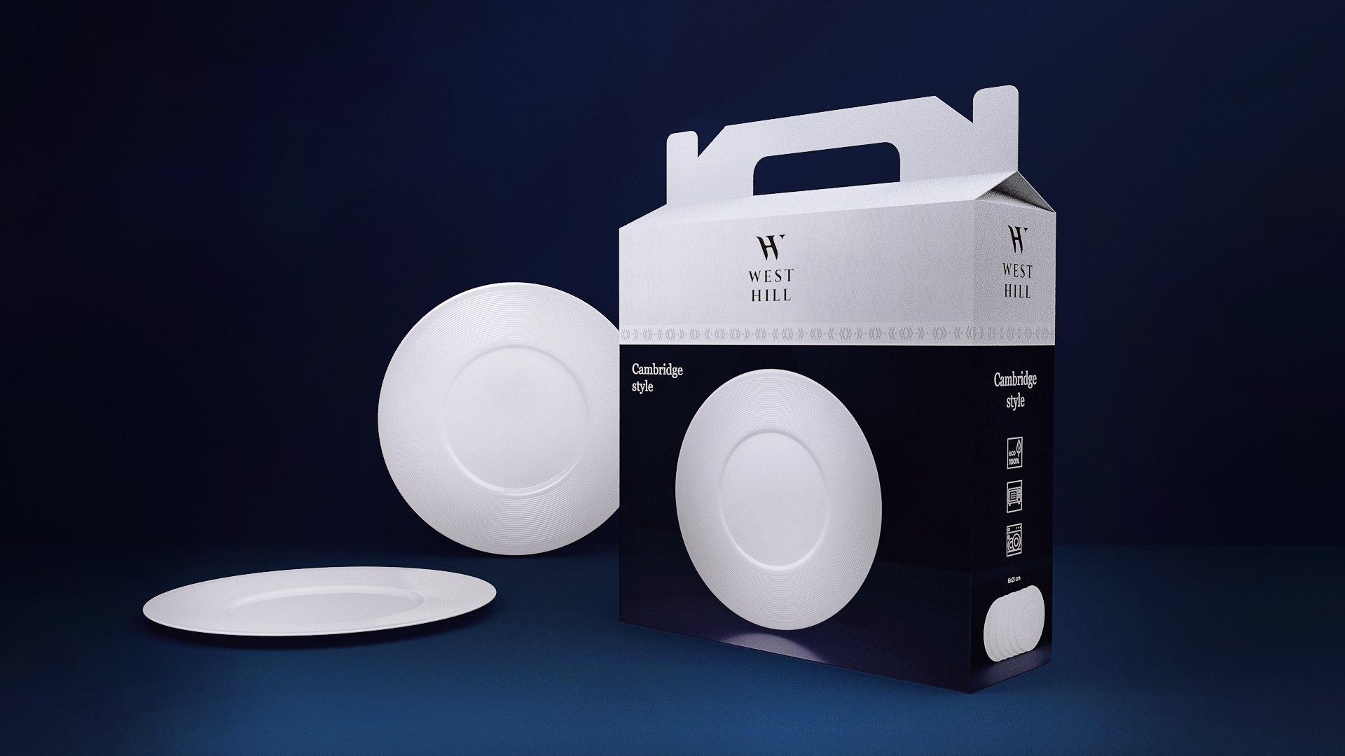 3D Dinnerware Plate Package Model - TurboSquid 1575643