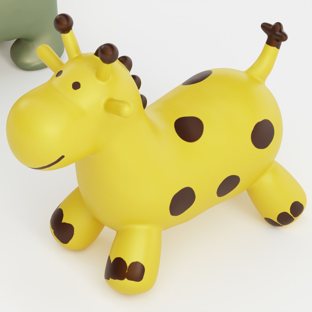 3D Childrens Space Hopper Toy Set Model - TurboSquid 1935020