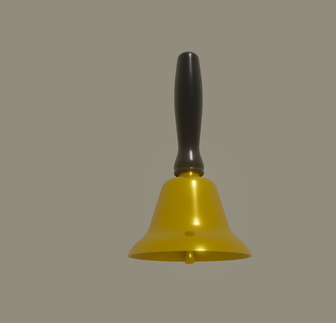 Handbell Bell 3D - TurboSquid 1664719
