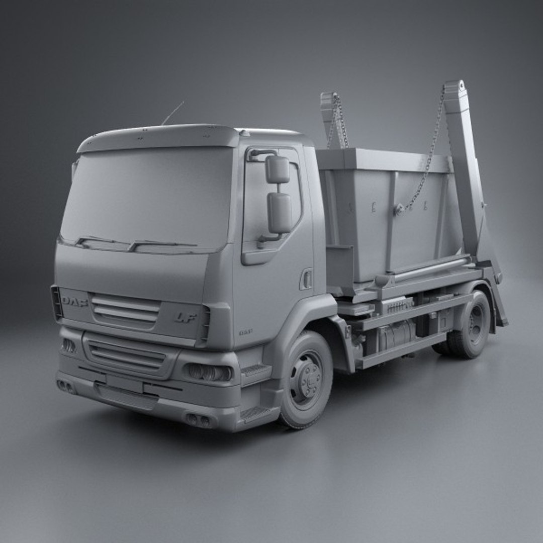 Daf Lf Skip 3d Model