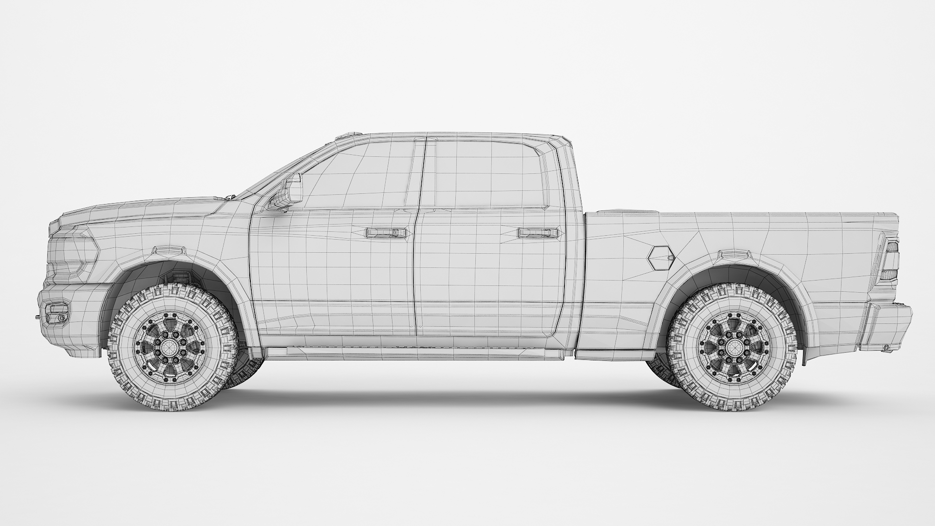 Pickup Truck Generic 11 3D Model - TurboSquid 2053735