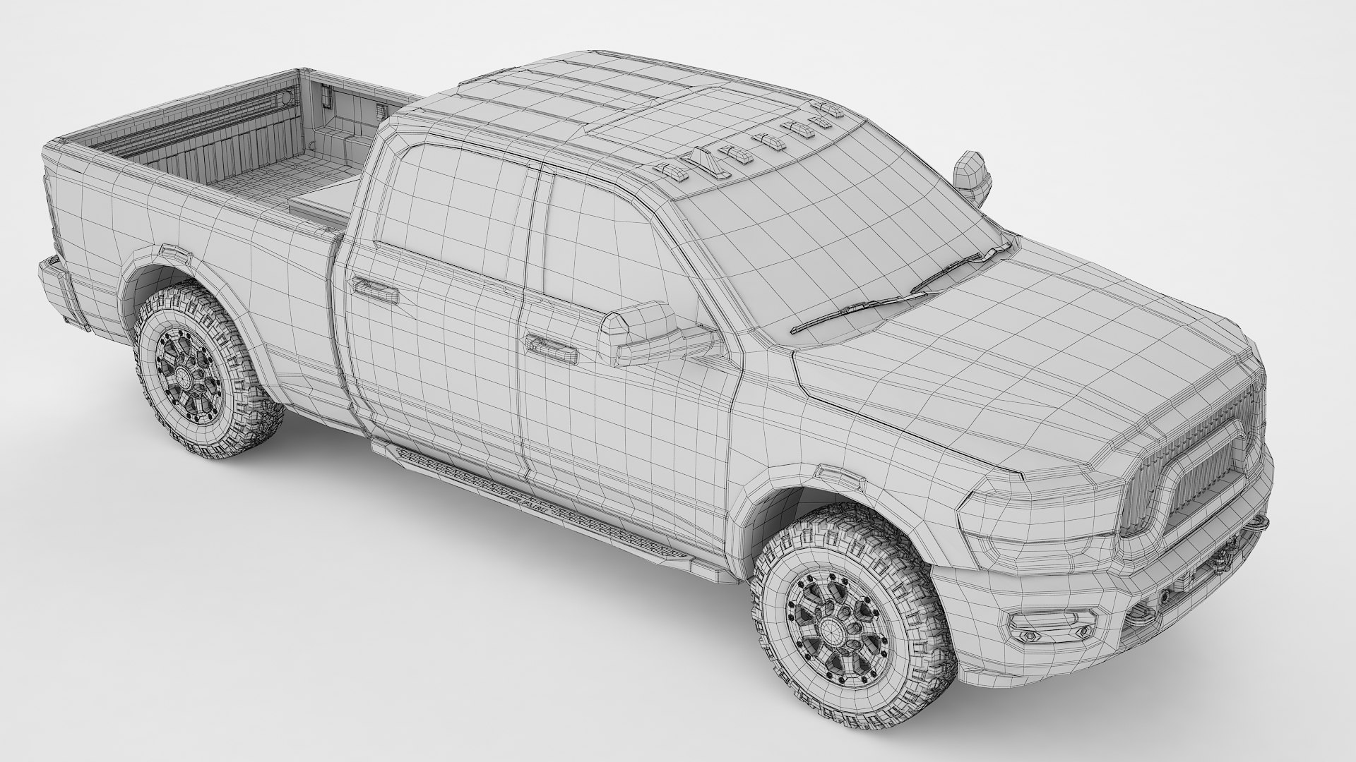 Pickup Truck Generic 11 3D model - TurboSquid 2053735