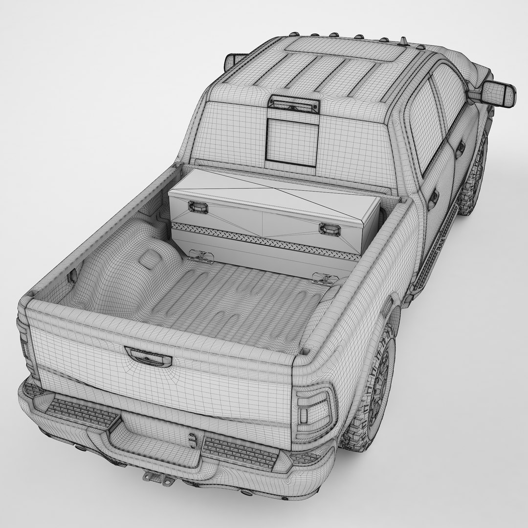 Pickup Truck Generic 11 3D Model - TurboSquid 2053735