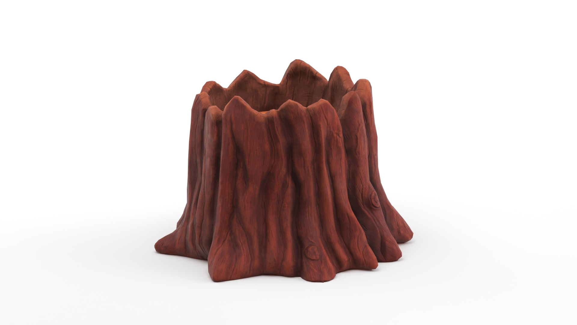 Medium Cartoon Tree Stump 3D - TurboSquid 2012407