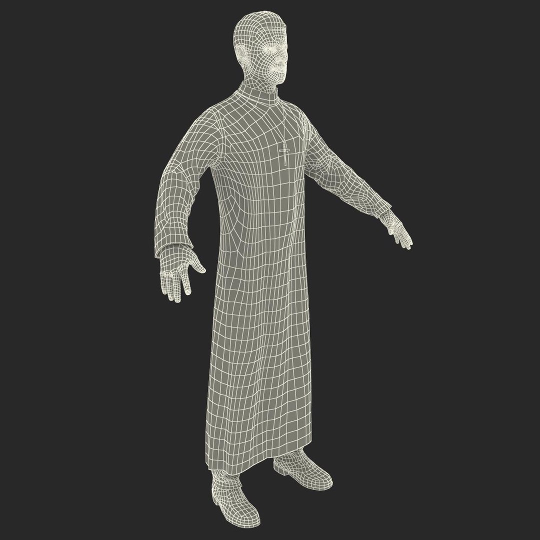 3d Priest Model