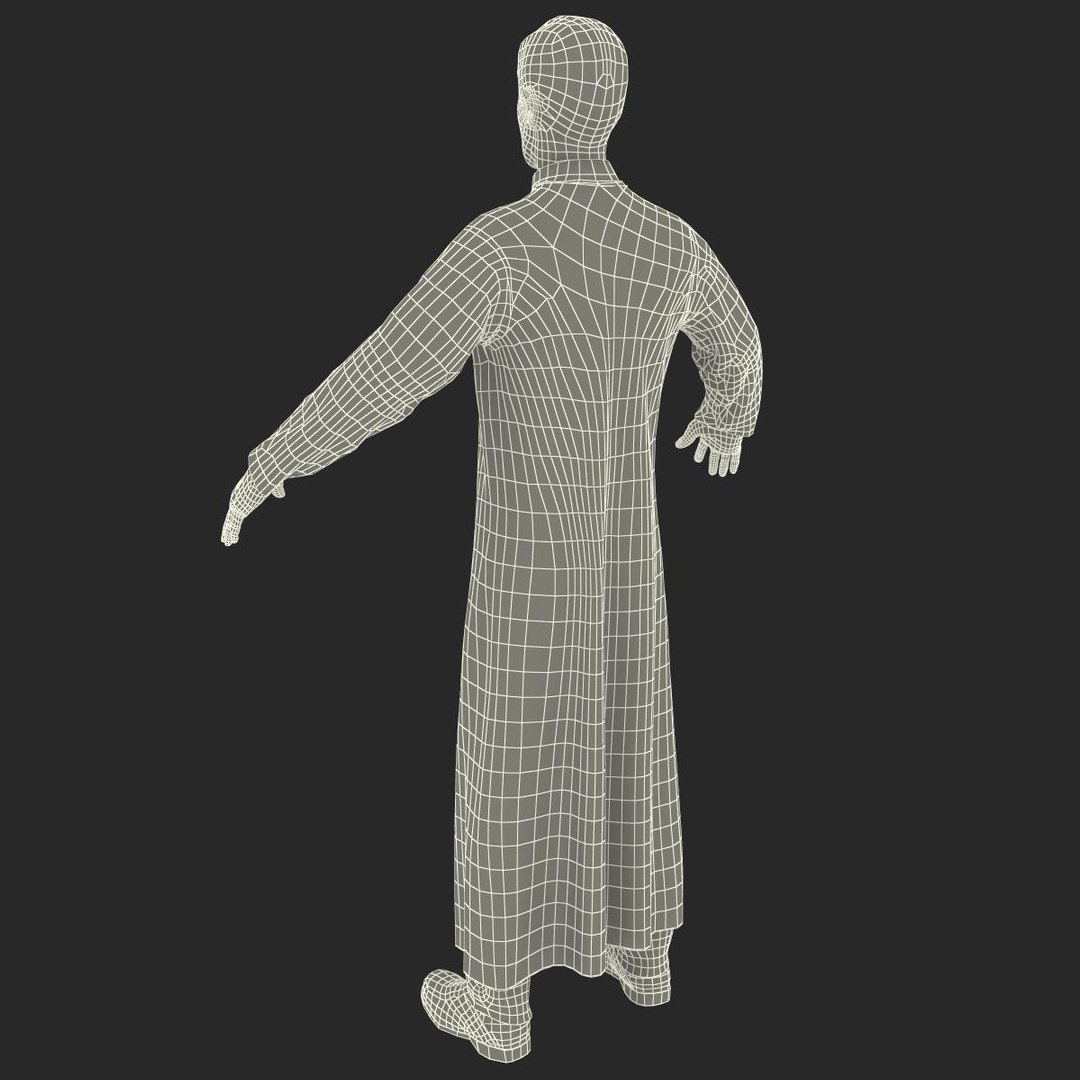 3d Priest Model