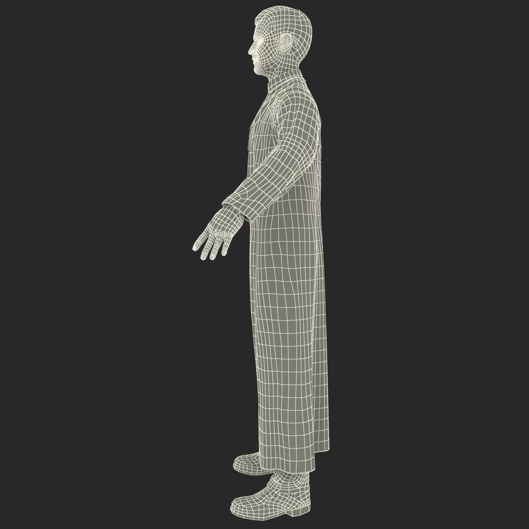 3d Priest Model