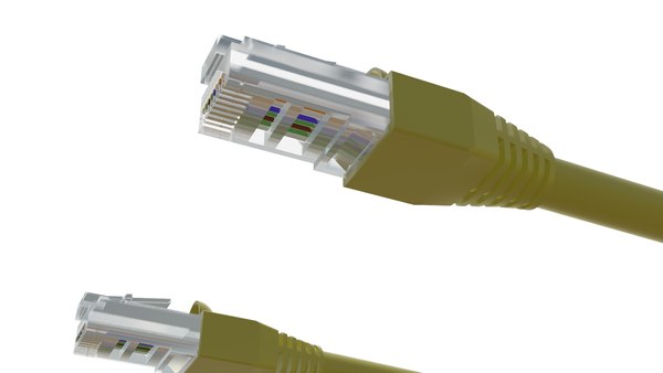 ETHERNET NETWORK CABLE 3D model - TurboSquid 1910556