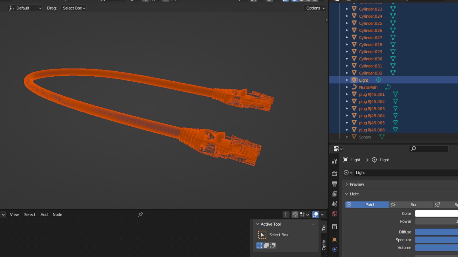 ETHERNET NETWORK CABLE 3D Model - TurboSquid 1910556