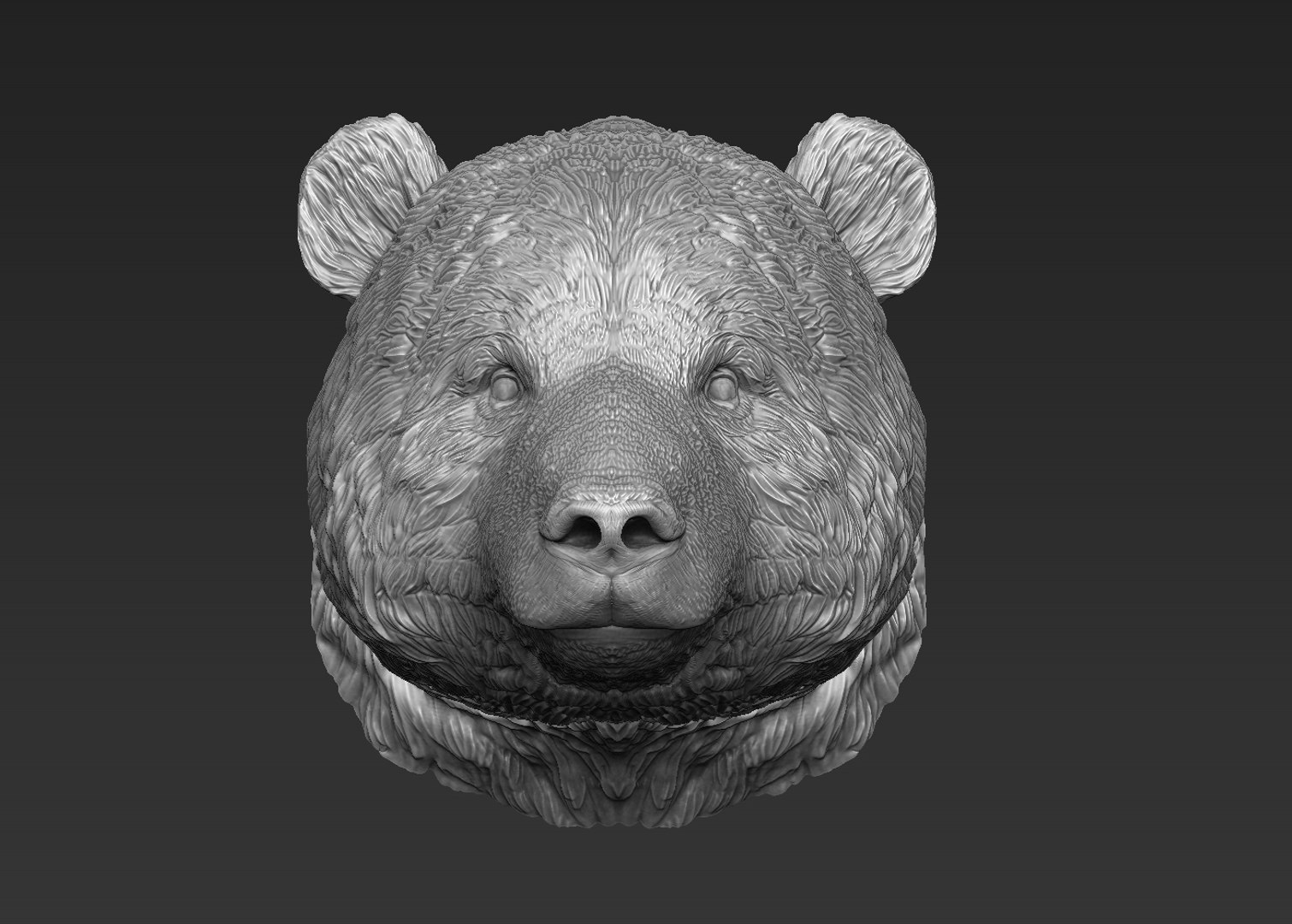 Panda Head Model - TurboSquid 1291213