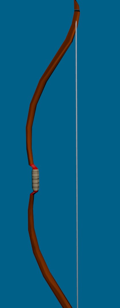Free Runic Bow 3d Model