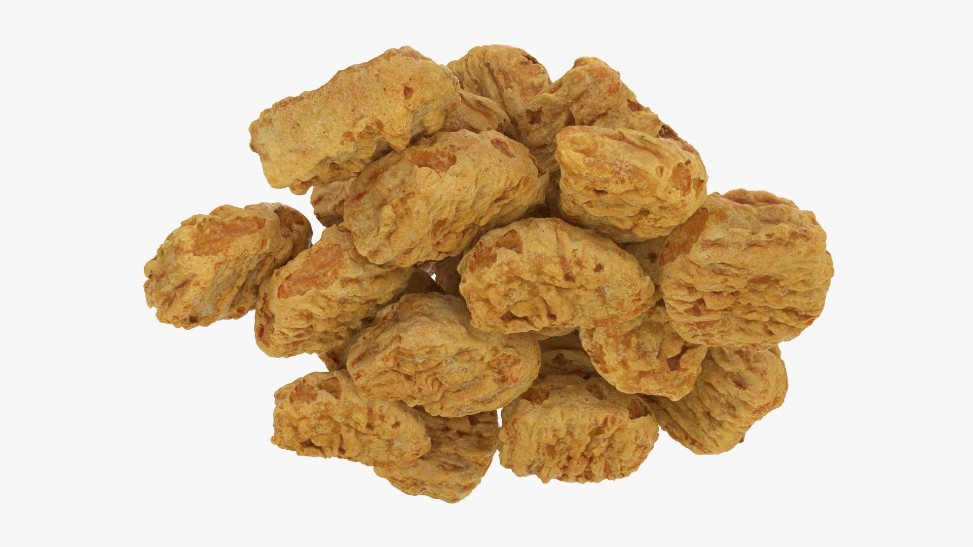 3D Model Chicken Nuggets Pile - TurboSquid 2189911