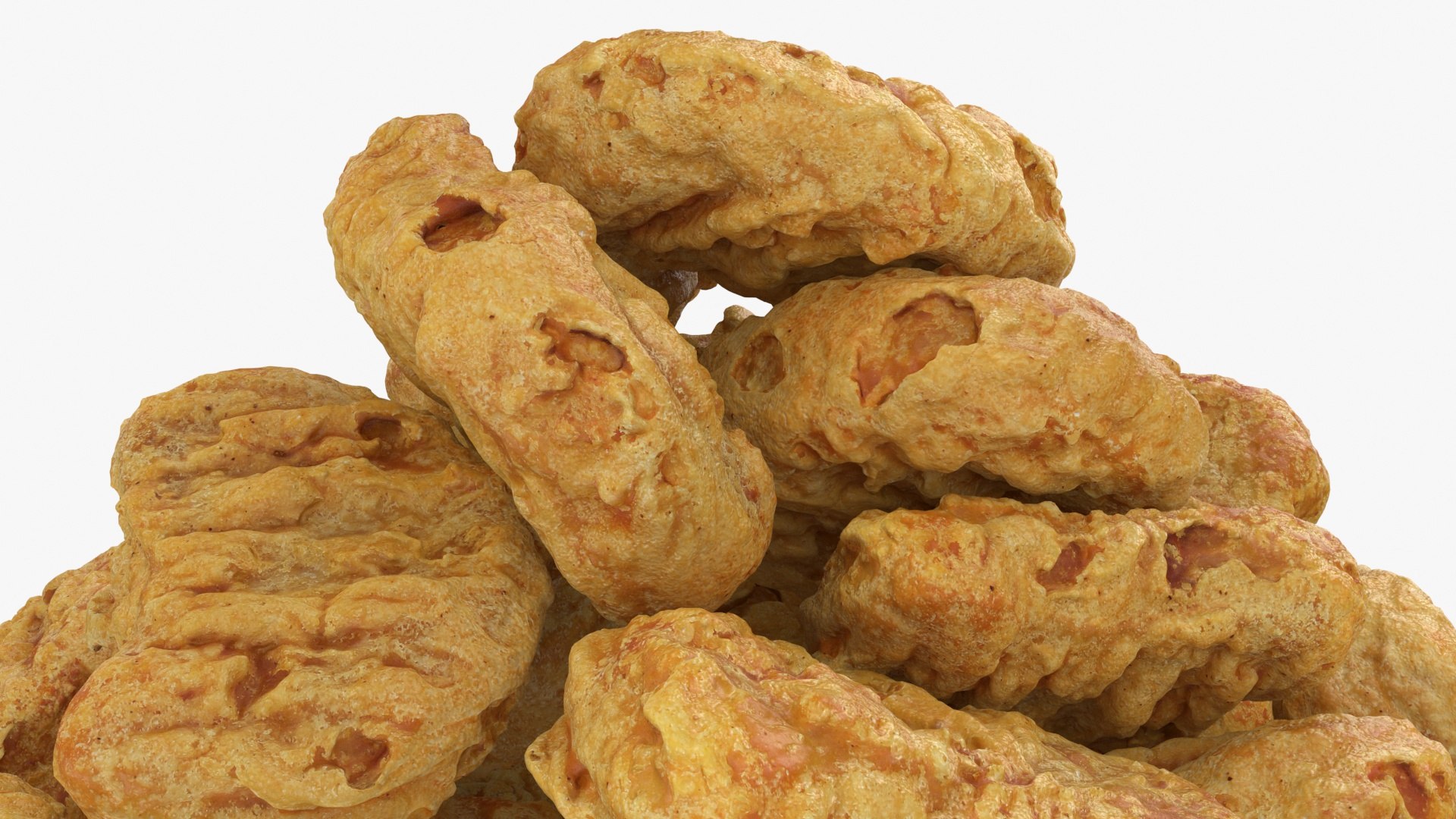 3D Model Chicken Nuggets Pile - TurboSquid 2189911