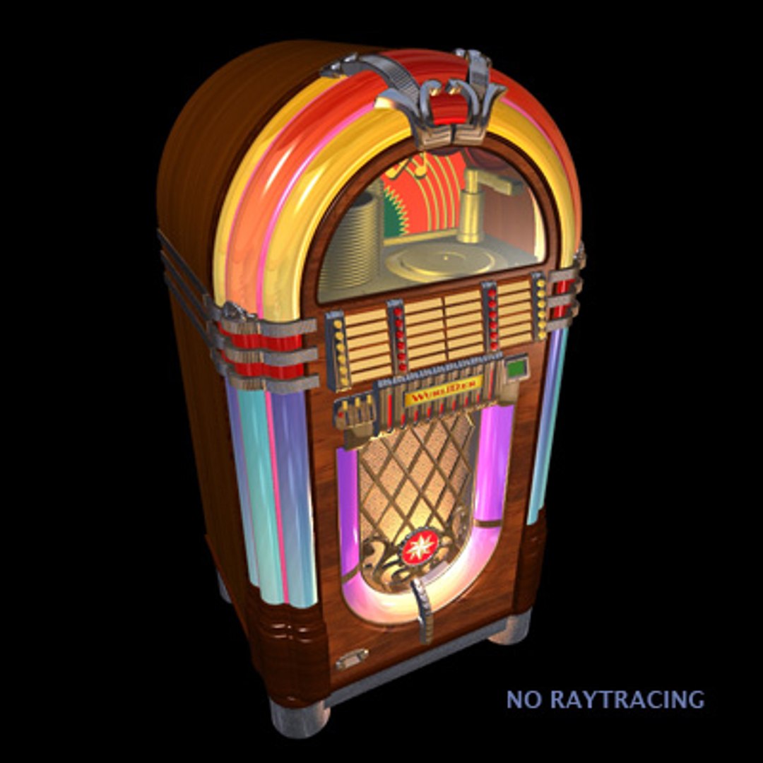 Wurlitzer Jukebox 3d Model