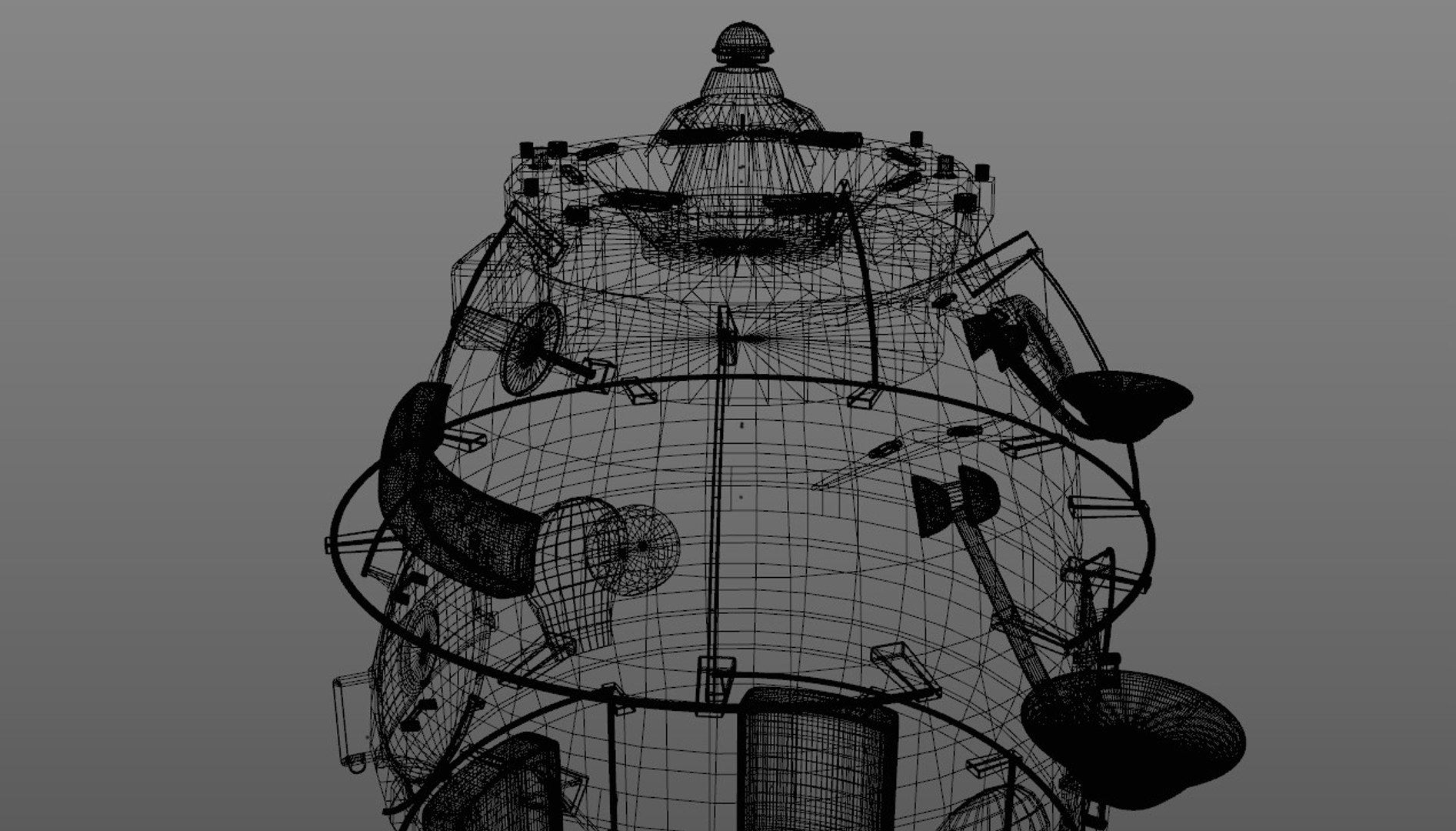 Iss Module Poisk Mrm-2 3d Model