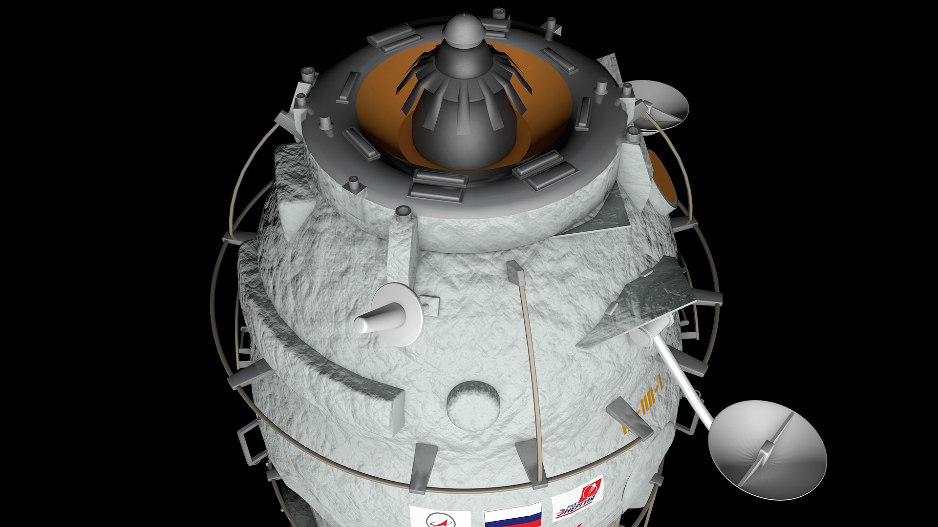 Iss Module Poisk Mrm-2 3d Model
