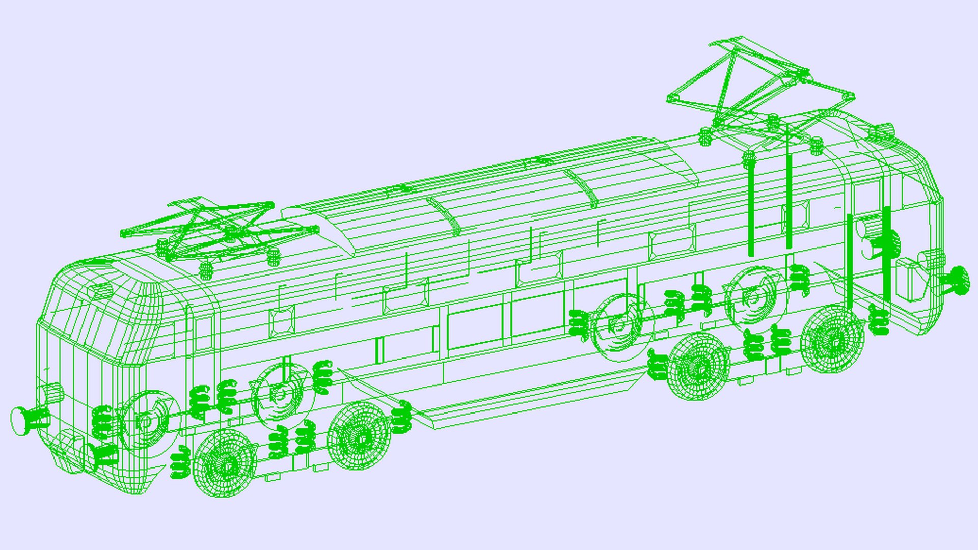 3D Electric Locomotive E444 Model - TurboSquid 1736793