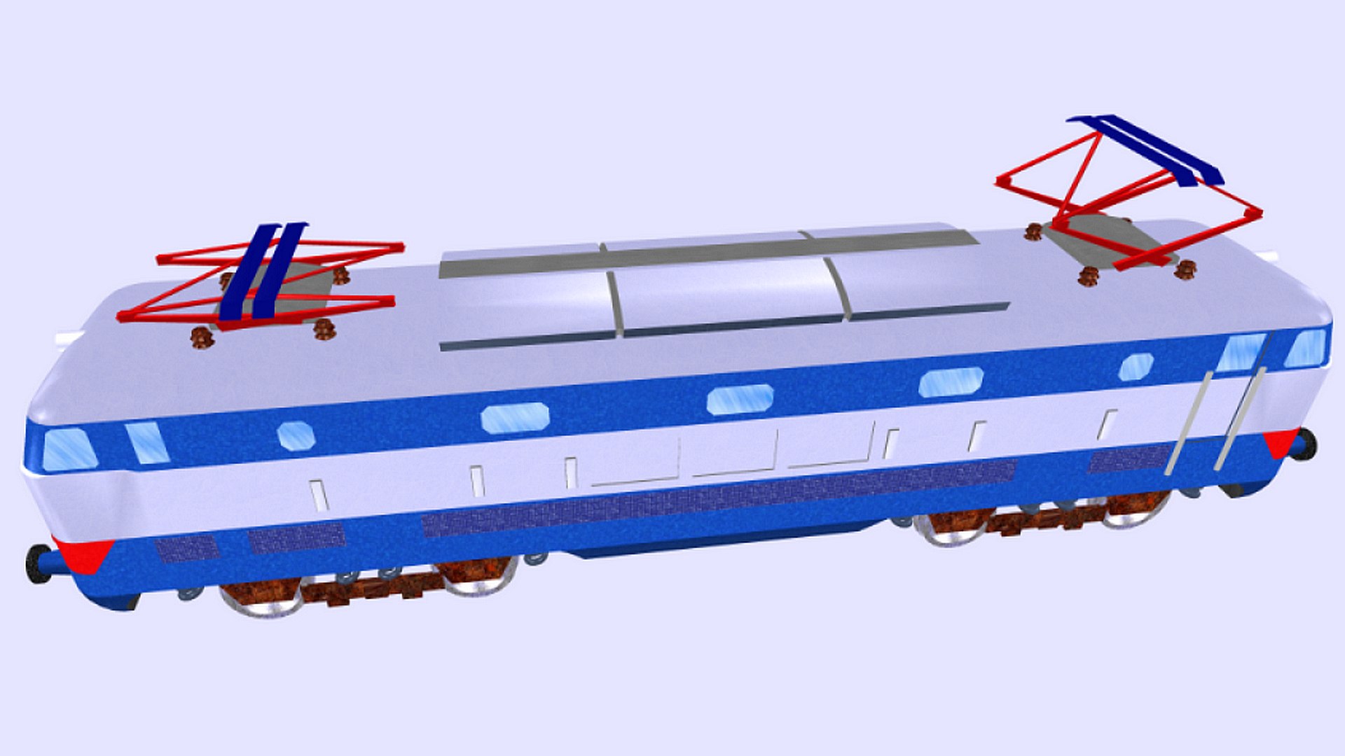 3D Electric Locomotive E444 Model - TurboSquid 1736793