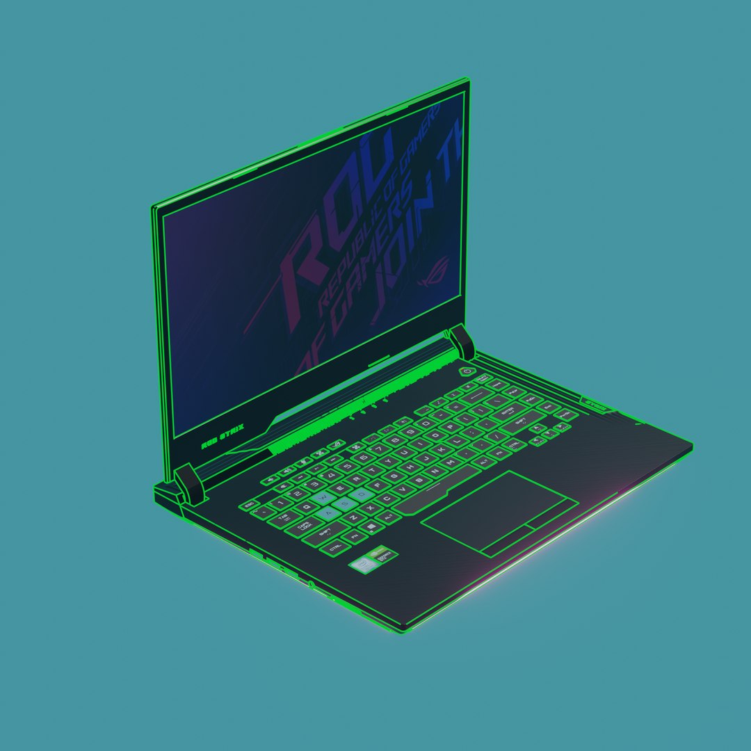 Asus Strix G G531 model - TurboSquid 1803765