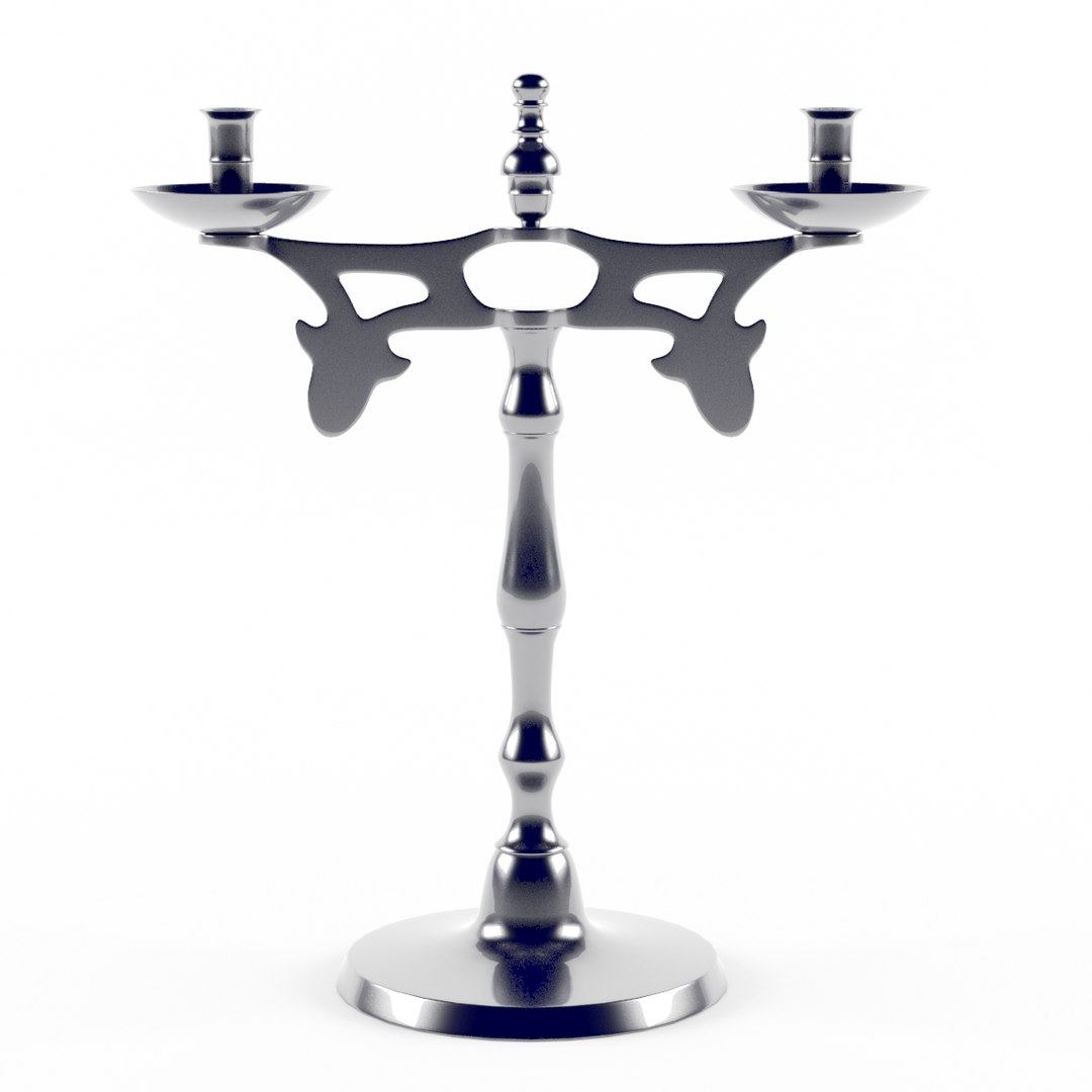 candlestick 3d model