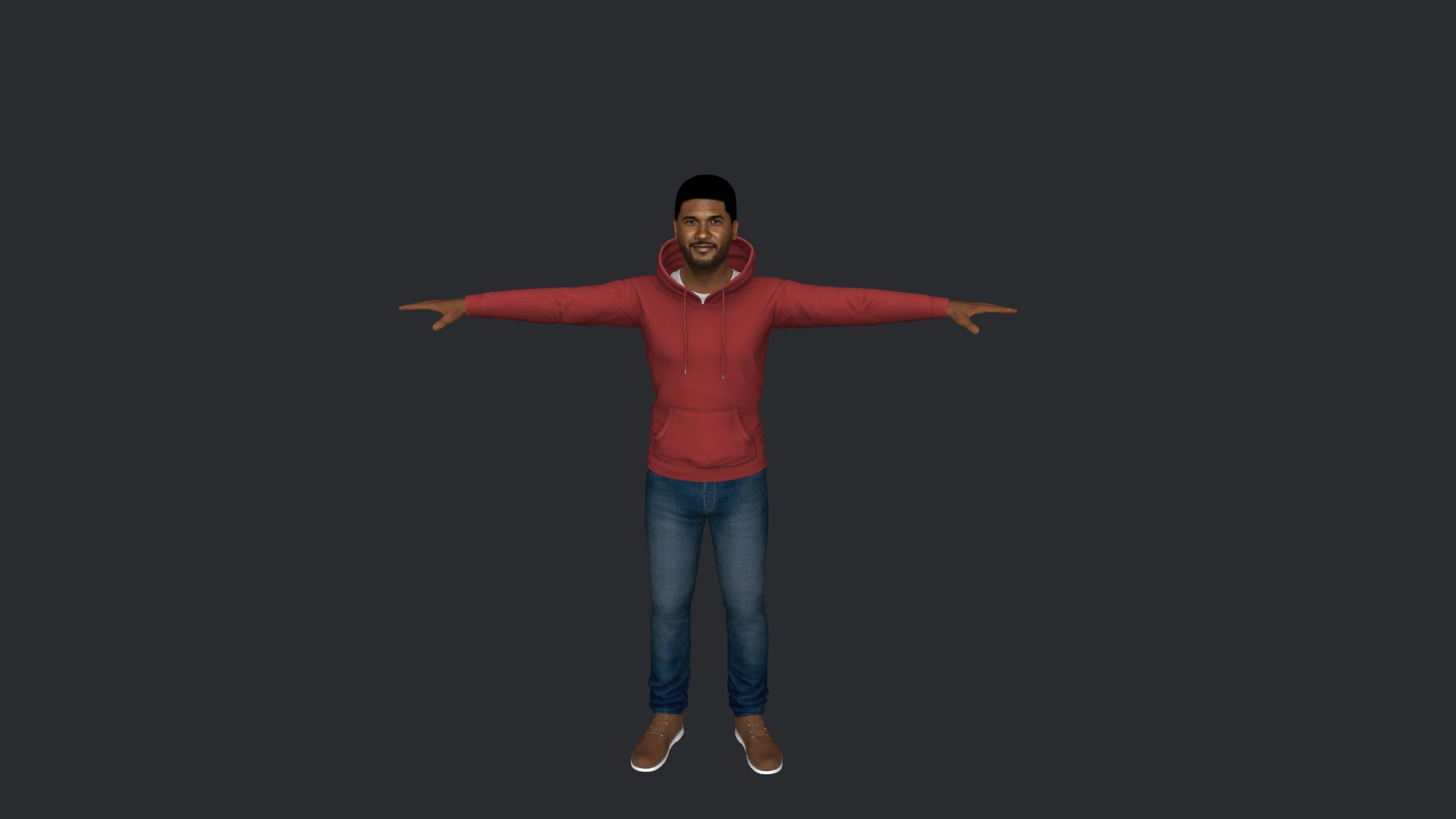 Usher Hyper Realistic Full Body Fully Rigged 3D Character 3D Model ...