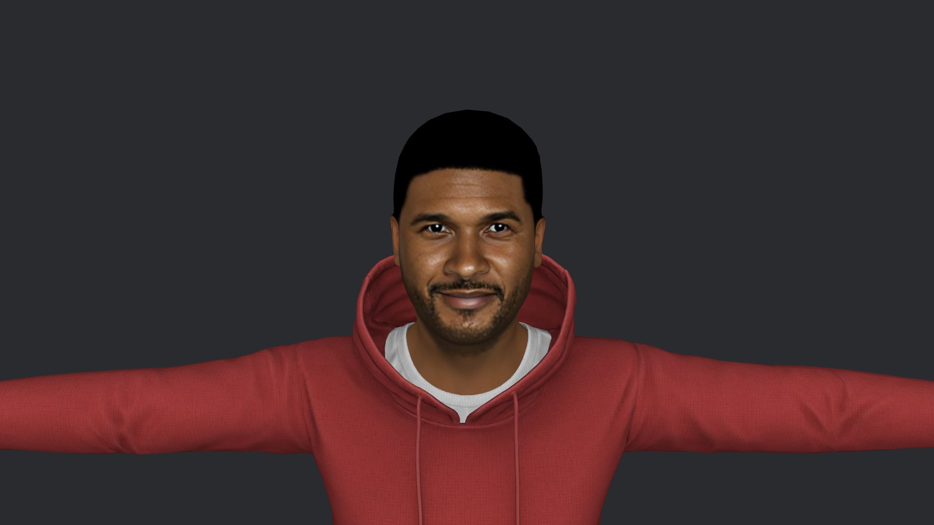 Usher Hyper Realistic Full Body Fully Rigged 3D Character 3D Model ...