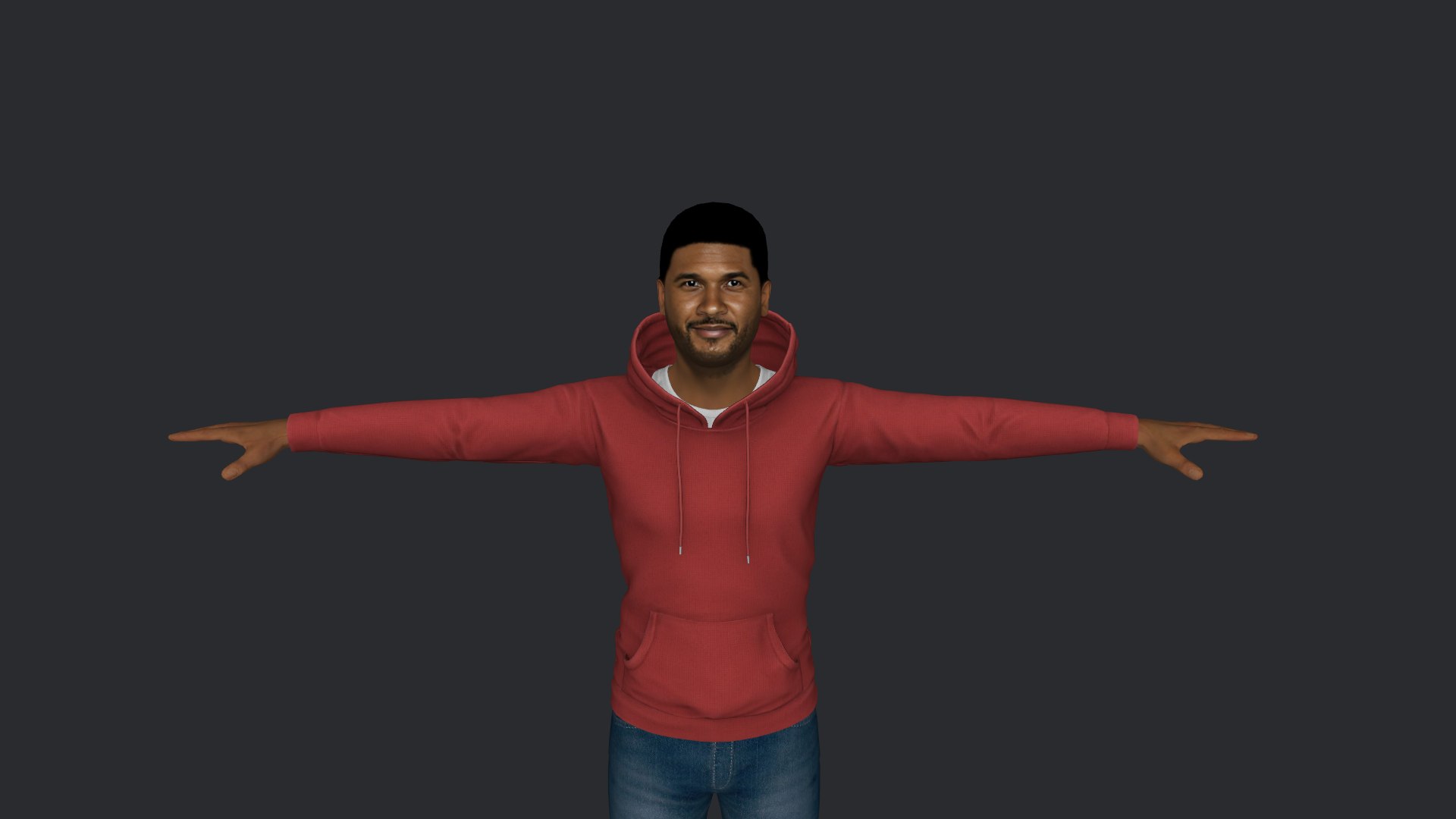 Usher Hyper Realistic Full Body Fully Rigged 3D Character 3D Model ...