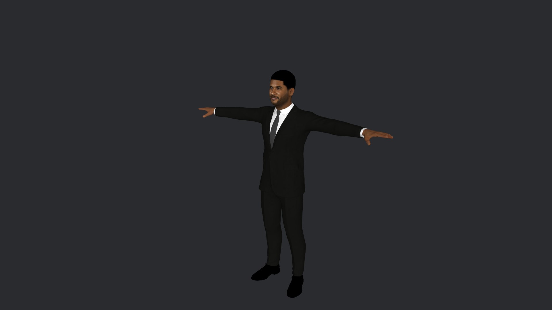 Usher Hyper Realistic Full Body Fully Rigged 3D Character 3D Model ...