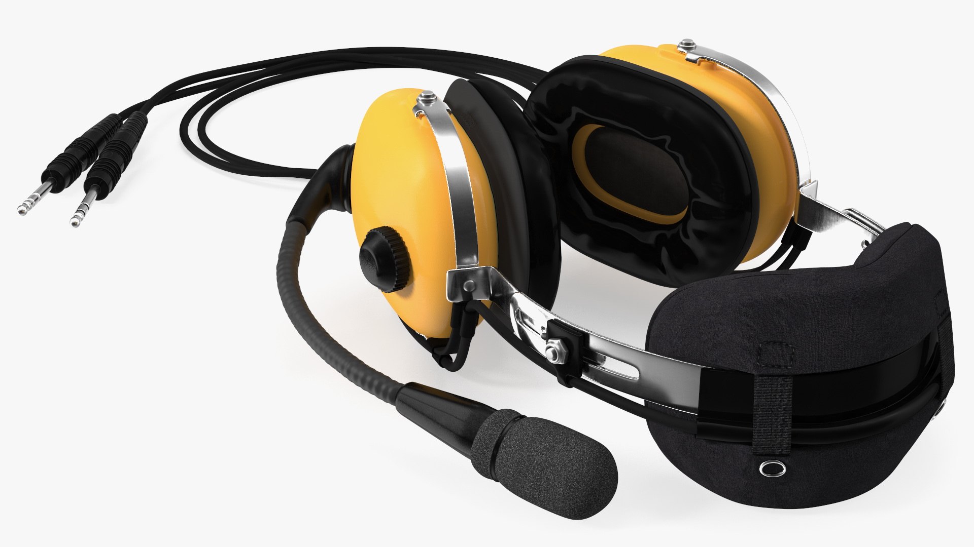 Aviation Pilot Headset Lies Pose 3D model - TurboSquid 1980965