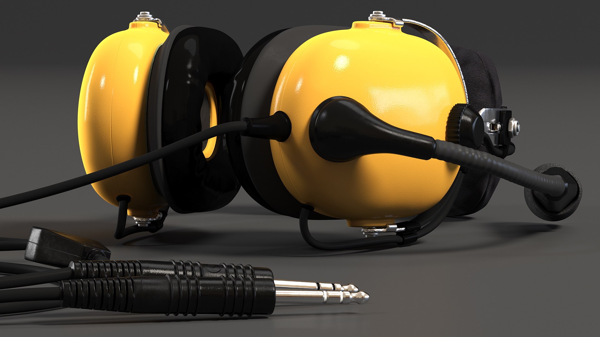 Aviation Pilot Headset Lies Pose 3D model - TurboSquid 1980965
