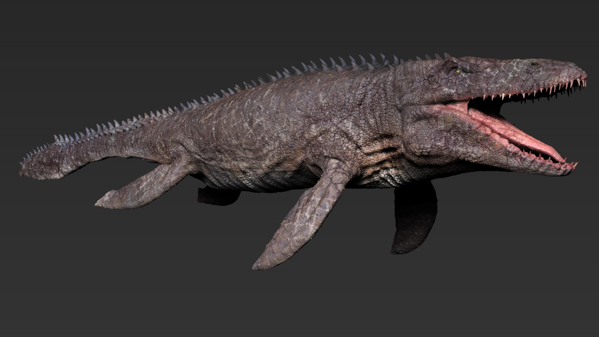 Mosasaurus Sculpt Project 3D Model - TurboSquid 1785027