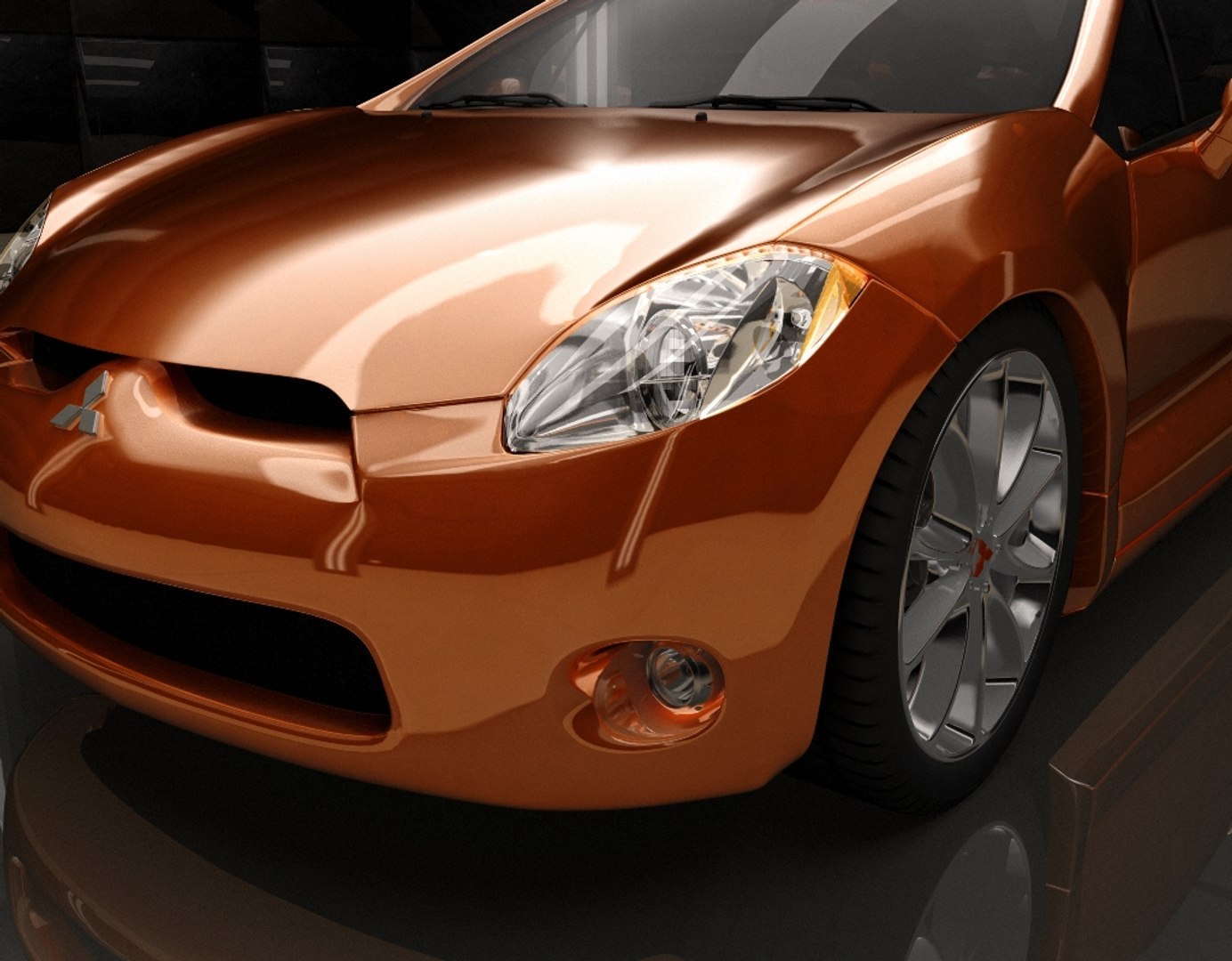 3d Eclipse Car Model