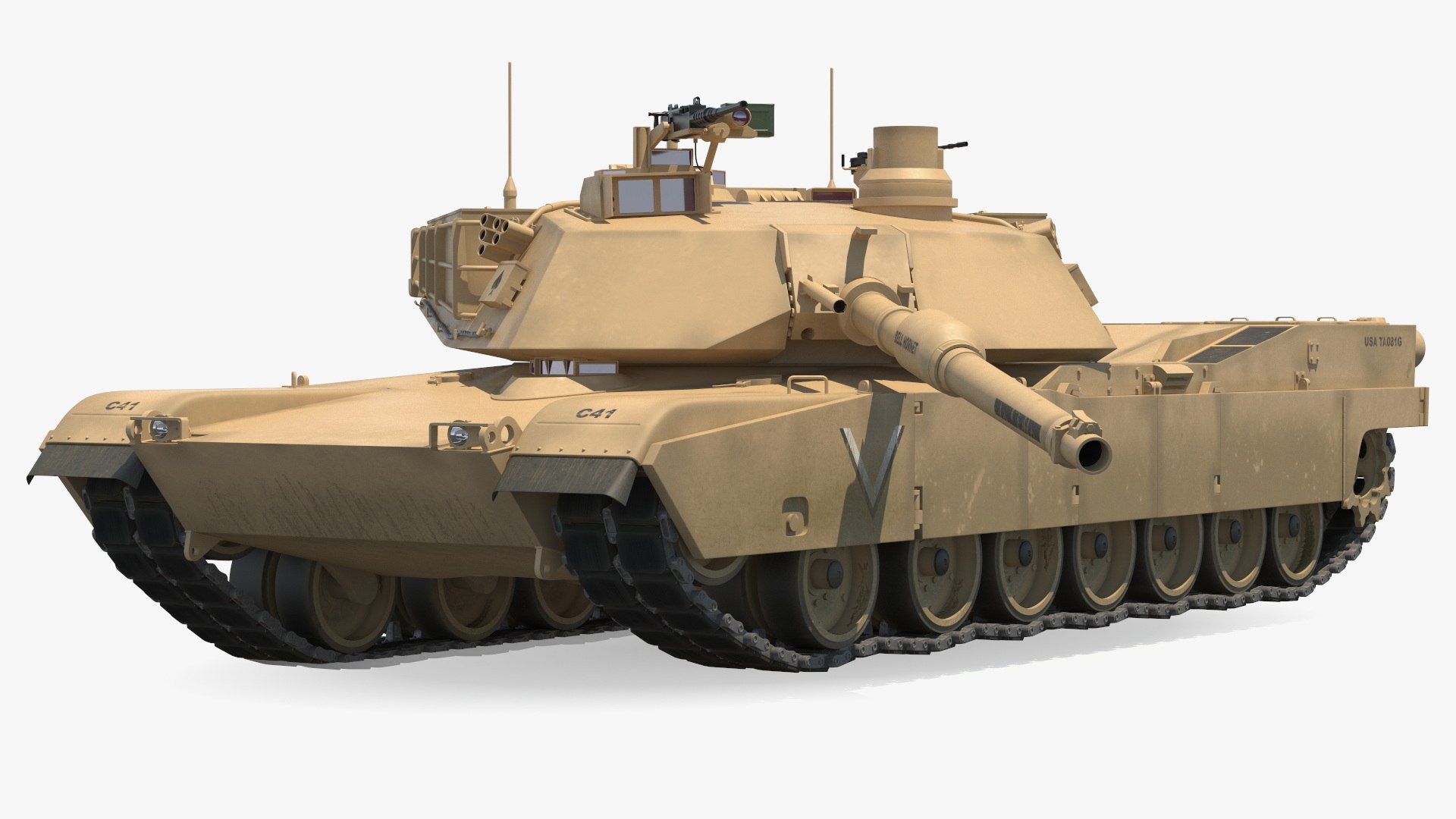 Abrams Battle Tank Rigged 3D - TurboSquid 2374810