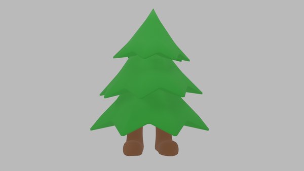 3D Tree With Boots model - TurboSquid 1745525