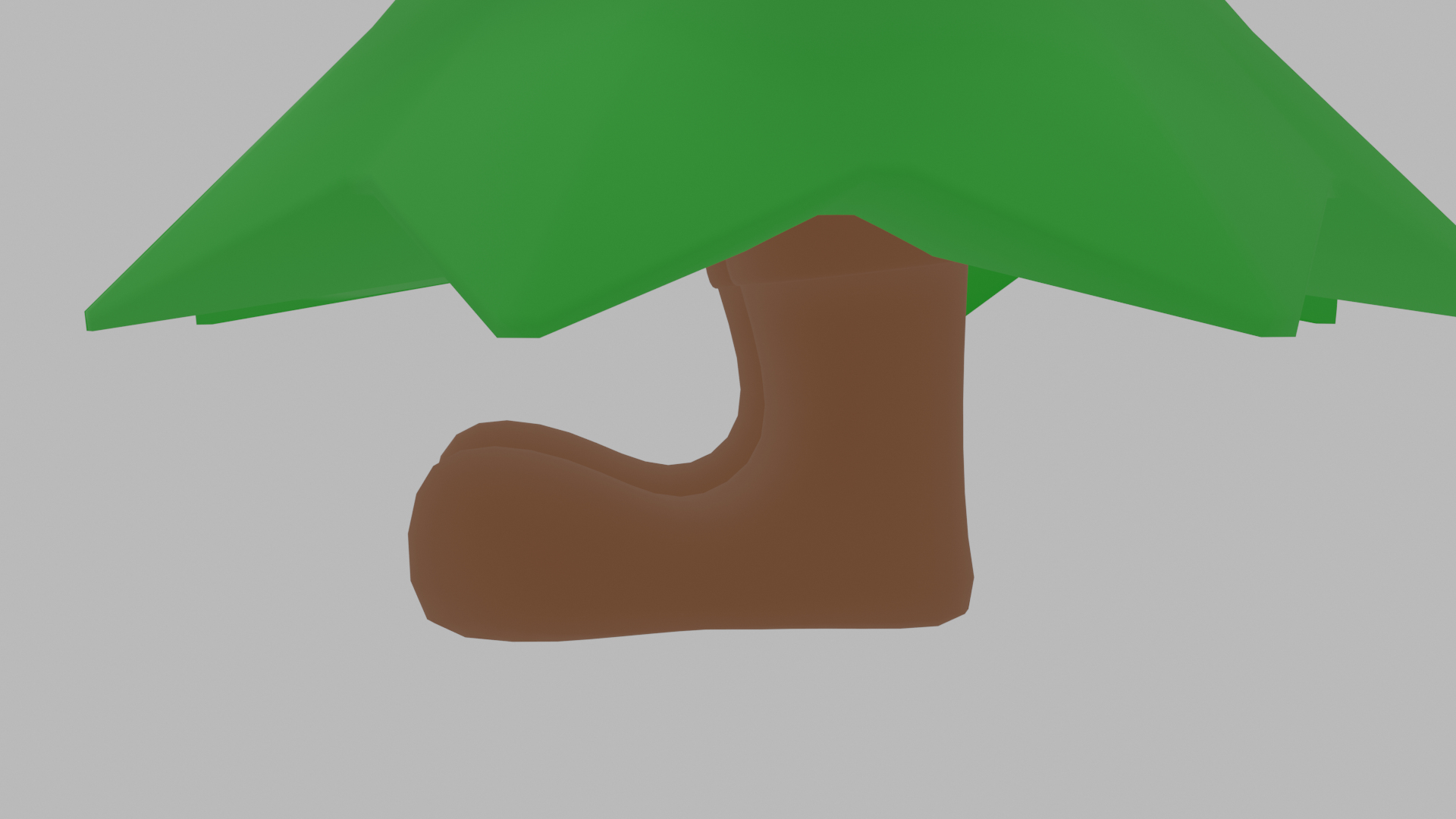 3D Tree With Boots model - TurboSquid 1745525