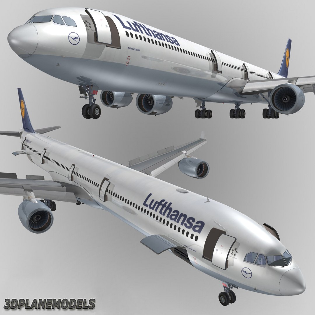 Airbus A340-600 3d Model