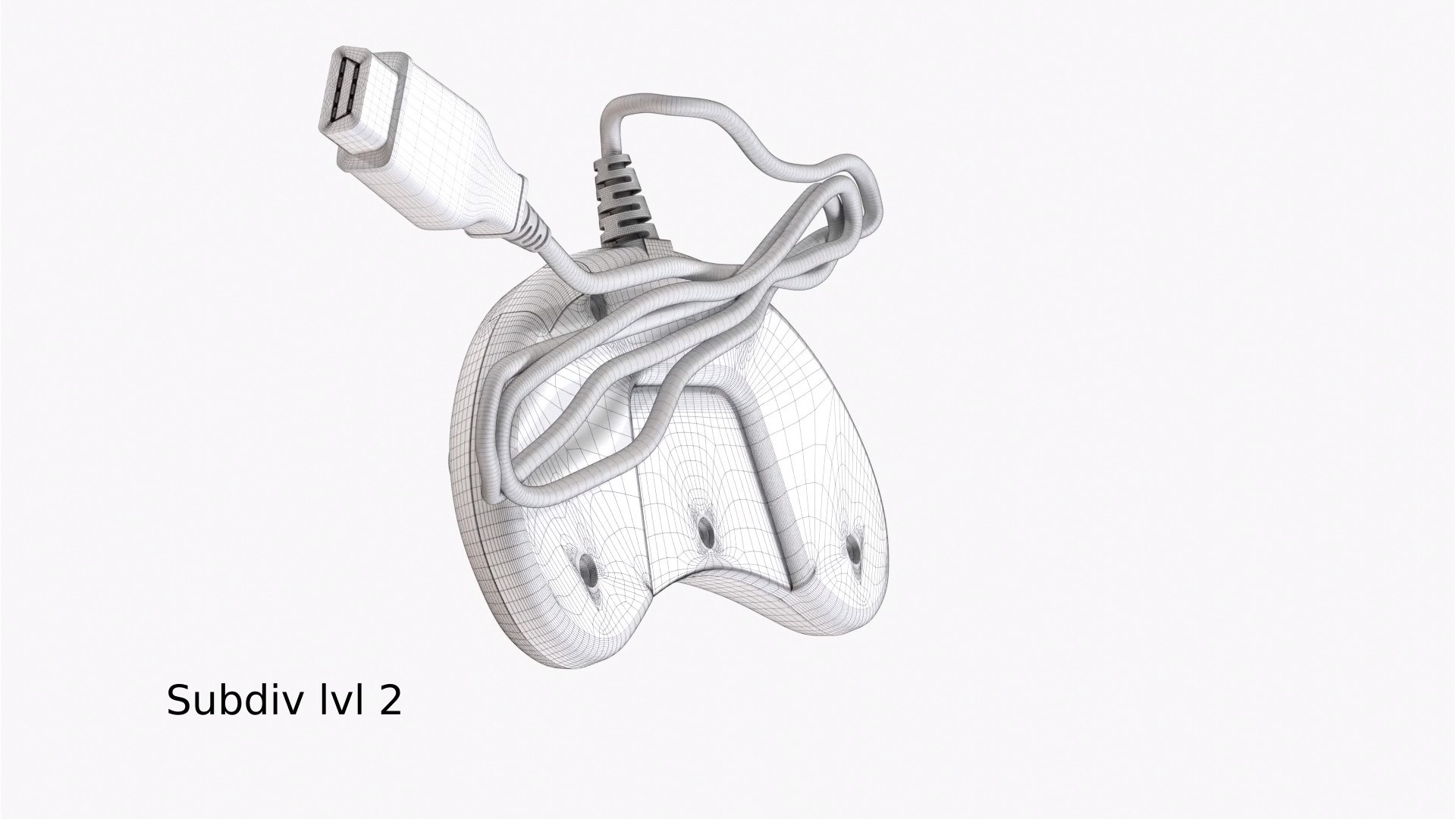 3D Sega Mega Drive Genesis Six Button Controller Model - TurboSquid 2071975