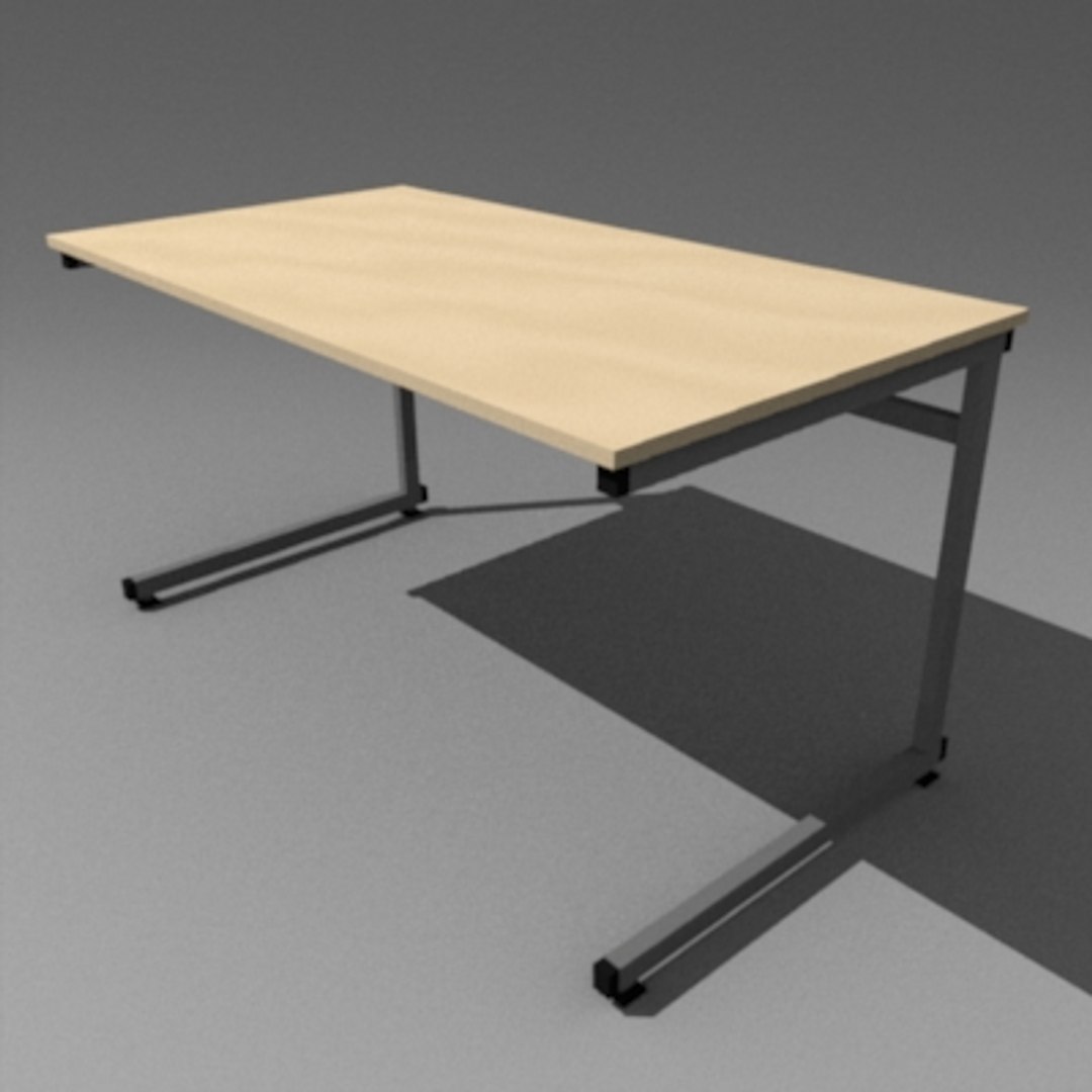 3d model table school