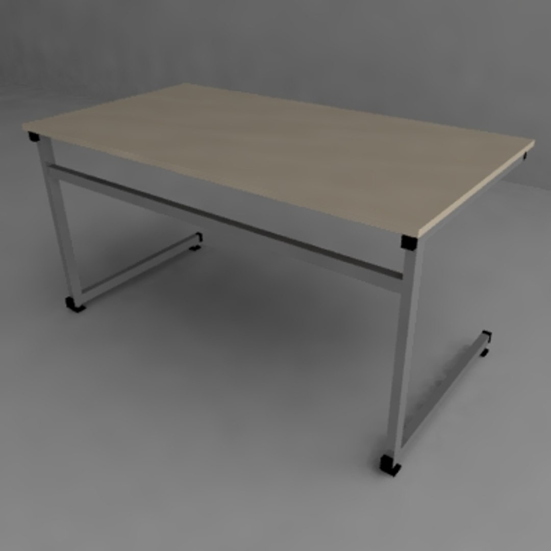 3d model table school