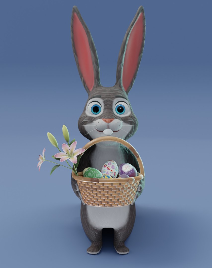 Easter Bunny Animations 3D - TurboSquid 1503516