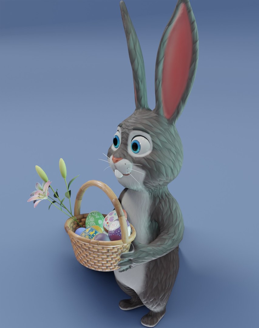 Easter Bunny Animations 3D - TurboSquid 1503516