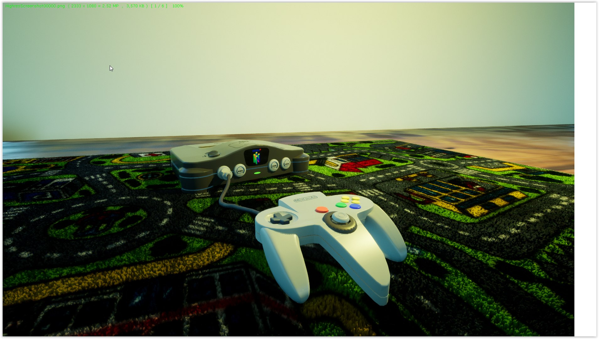 Nintendo 64 Game Consol 3D Model - TurboSquid 2246604