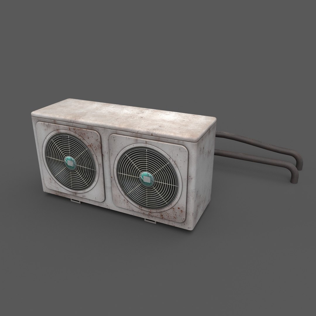 3D model Roof Ac Unit Low Poly - TurboSquid 1925956